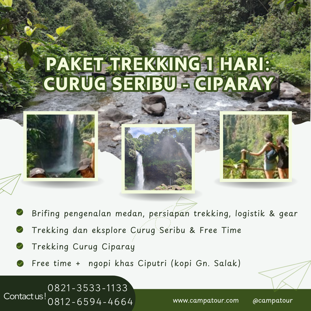 Trekking Curug Seribu dan Curug Ciparay - Campa Tour and Event