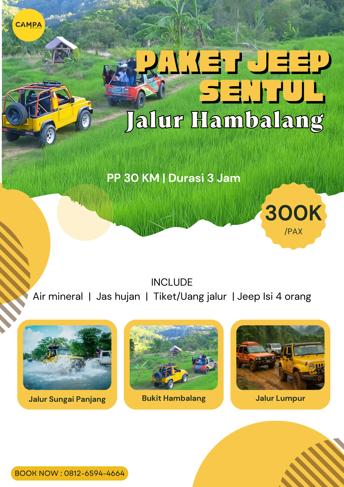 Tour Jeep Offroad Sentul - Campa Tour and Event