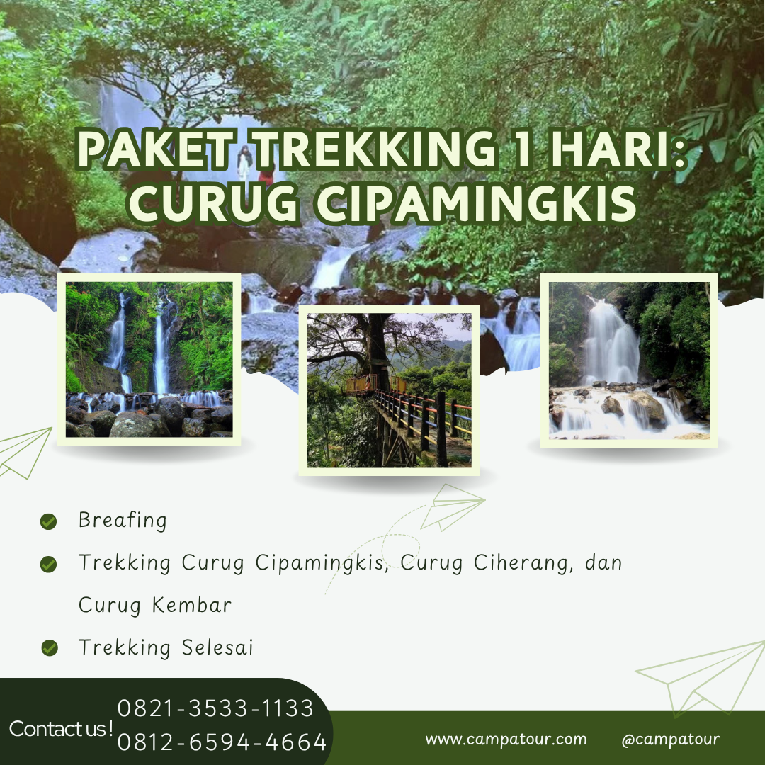 Paket Trekking Curug Cipamingkis - Campa Tour and Event