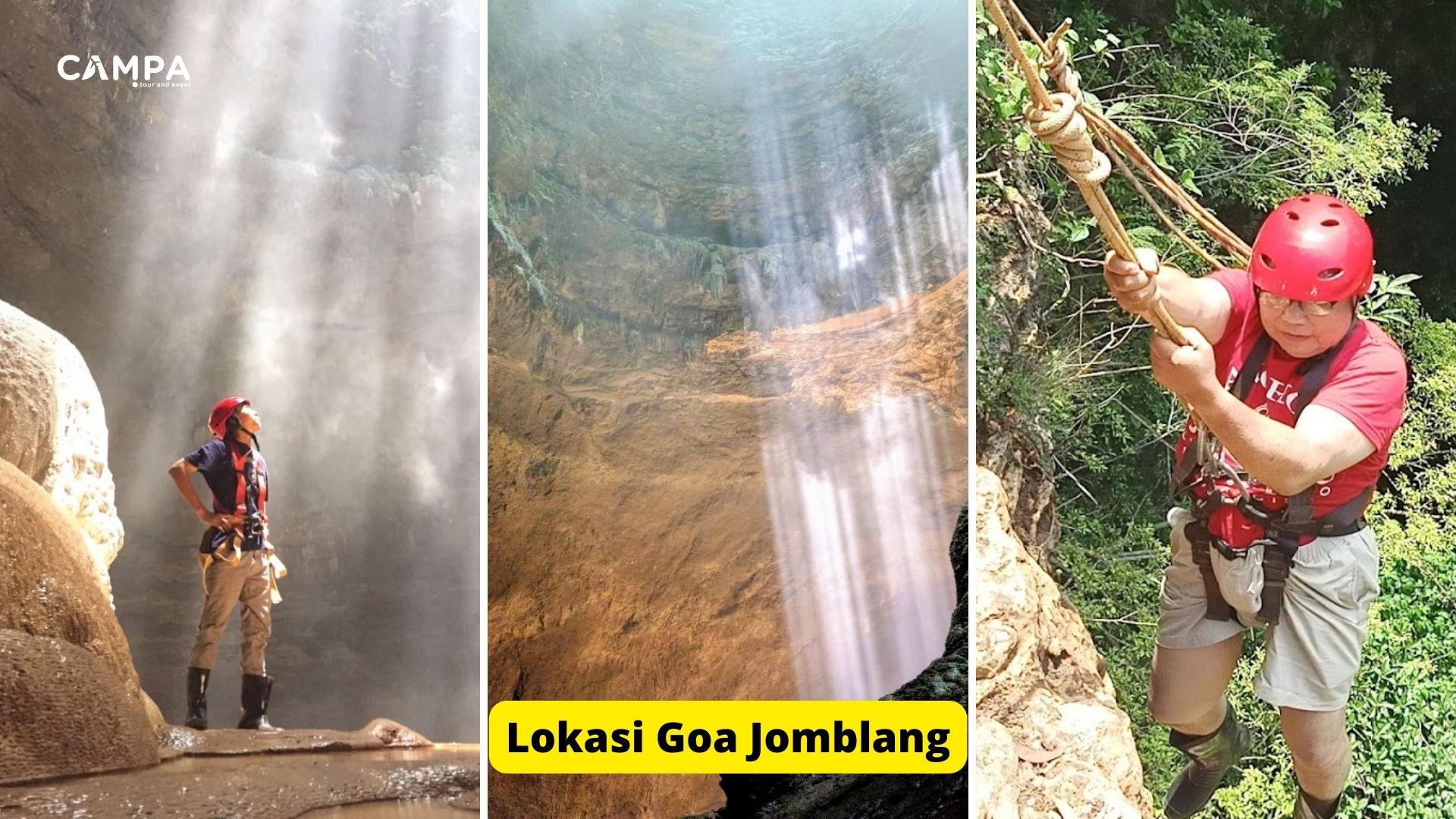 Goa Jomblang, Harga Tiket Masuk dan Fasilitas - Campa Tour and Event
