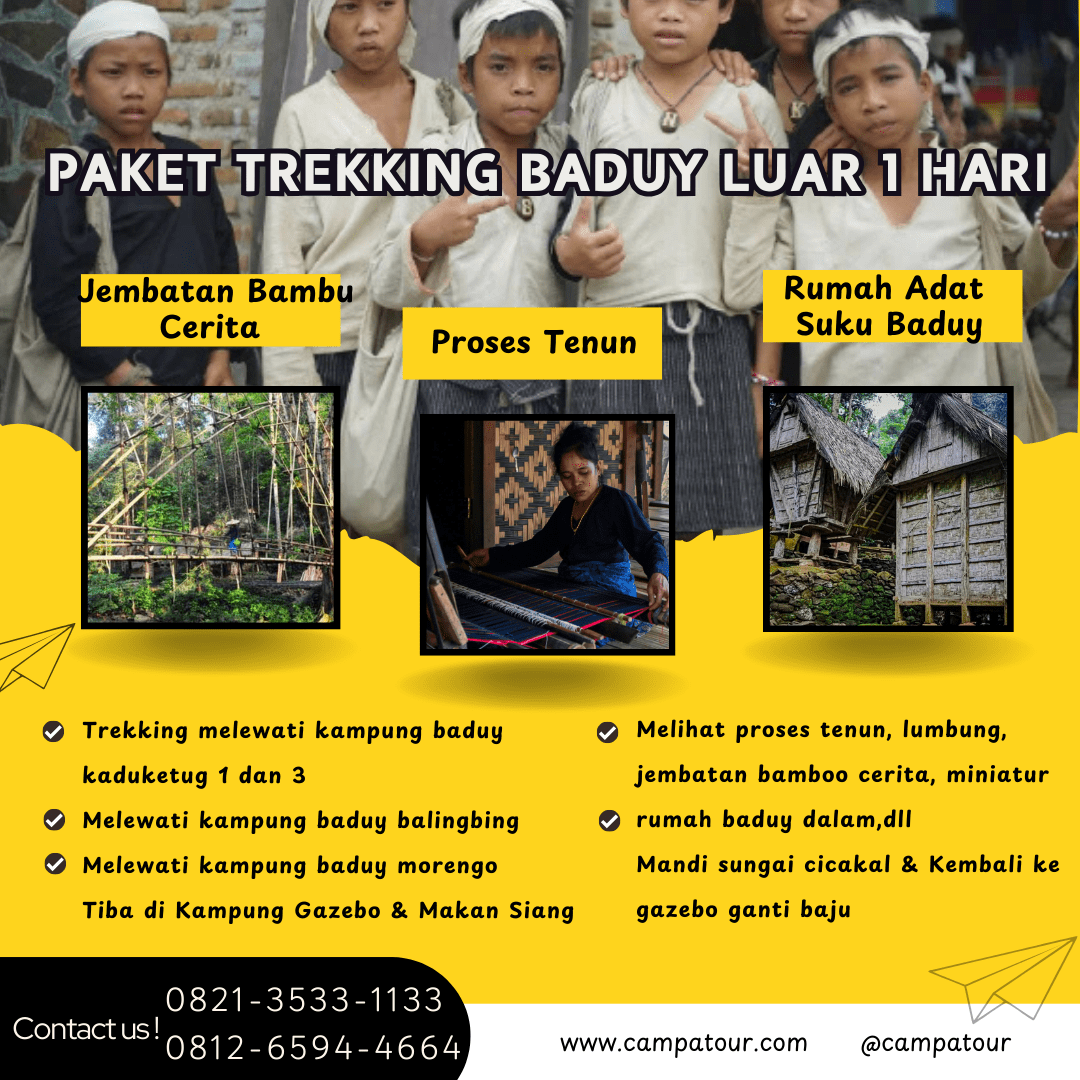 Paket Trekking Baduy Luar 1 Hari - Campa Tour and Event