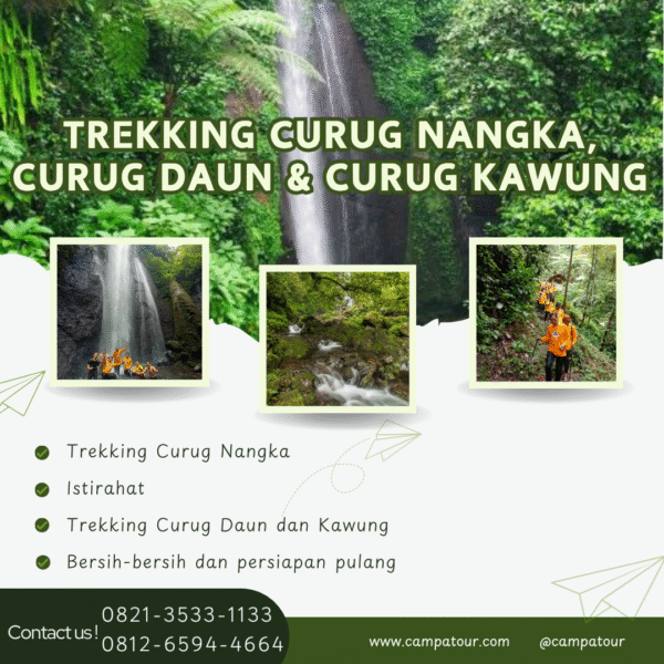 Trekking Curug Nangka, Curug Daun dan Curug Kawung - Campa Tour and Event