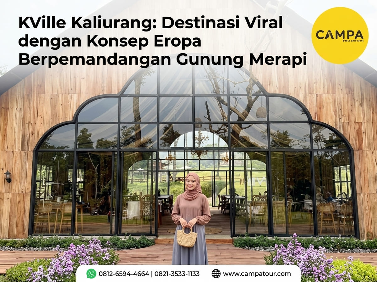 KVille Kaliurang: Destinasi Viral Berkonsep Eropa dengan View Gunung ...